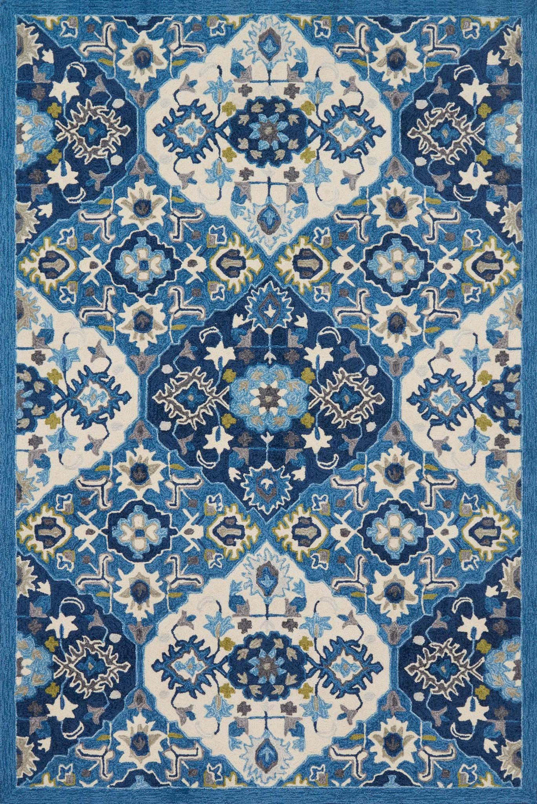 Loloi Francesca FC-62 Blue/Ivory Area Rug – Incredible Rugs and Decor