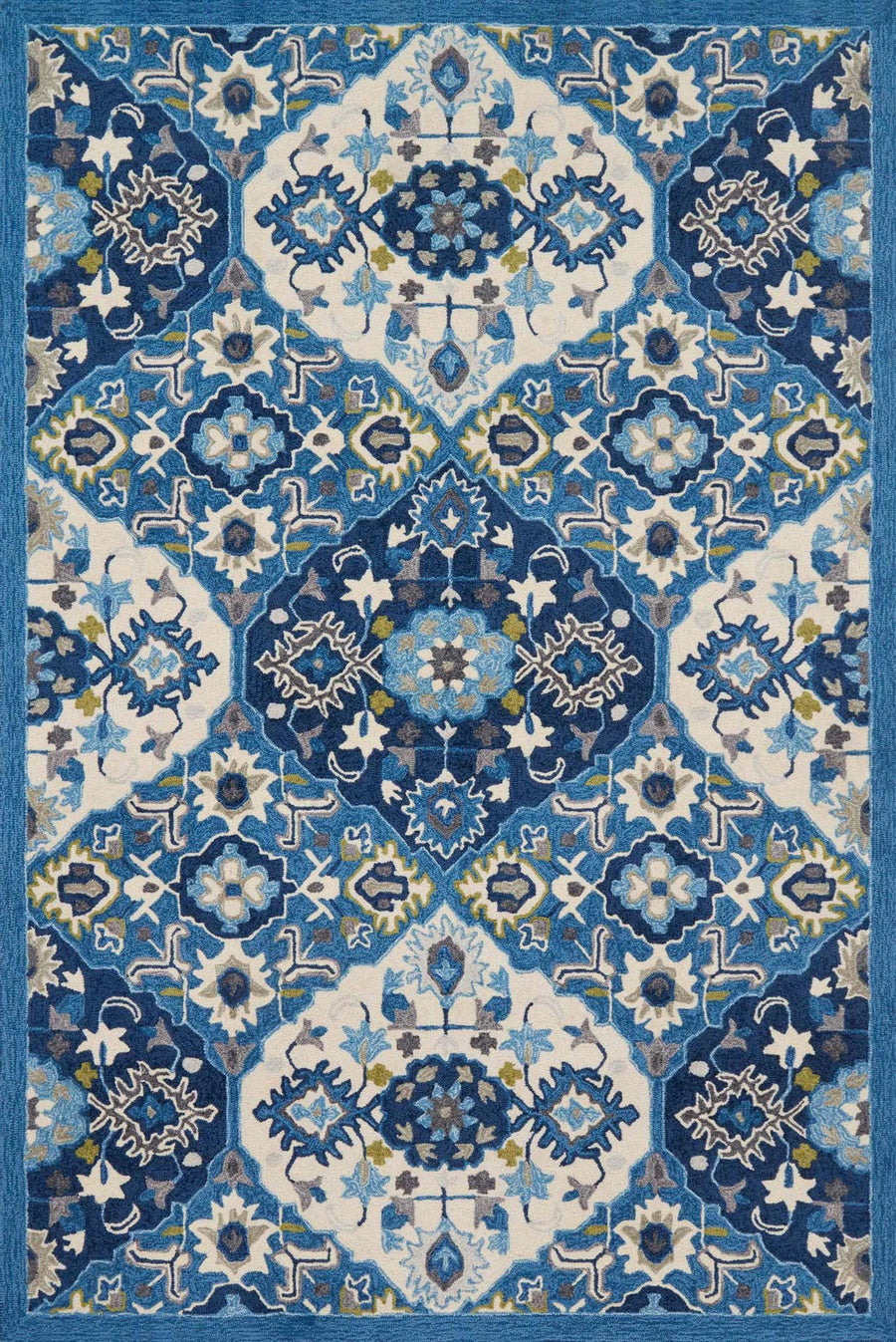 Loloi Francesca FC-62 Blue/Ivory Area Rug – Incredible Rugs and Decor