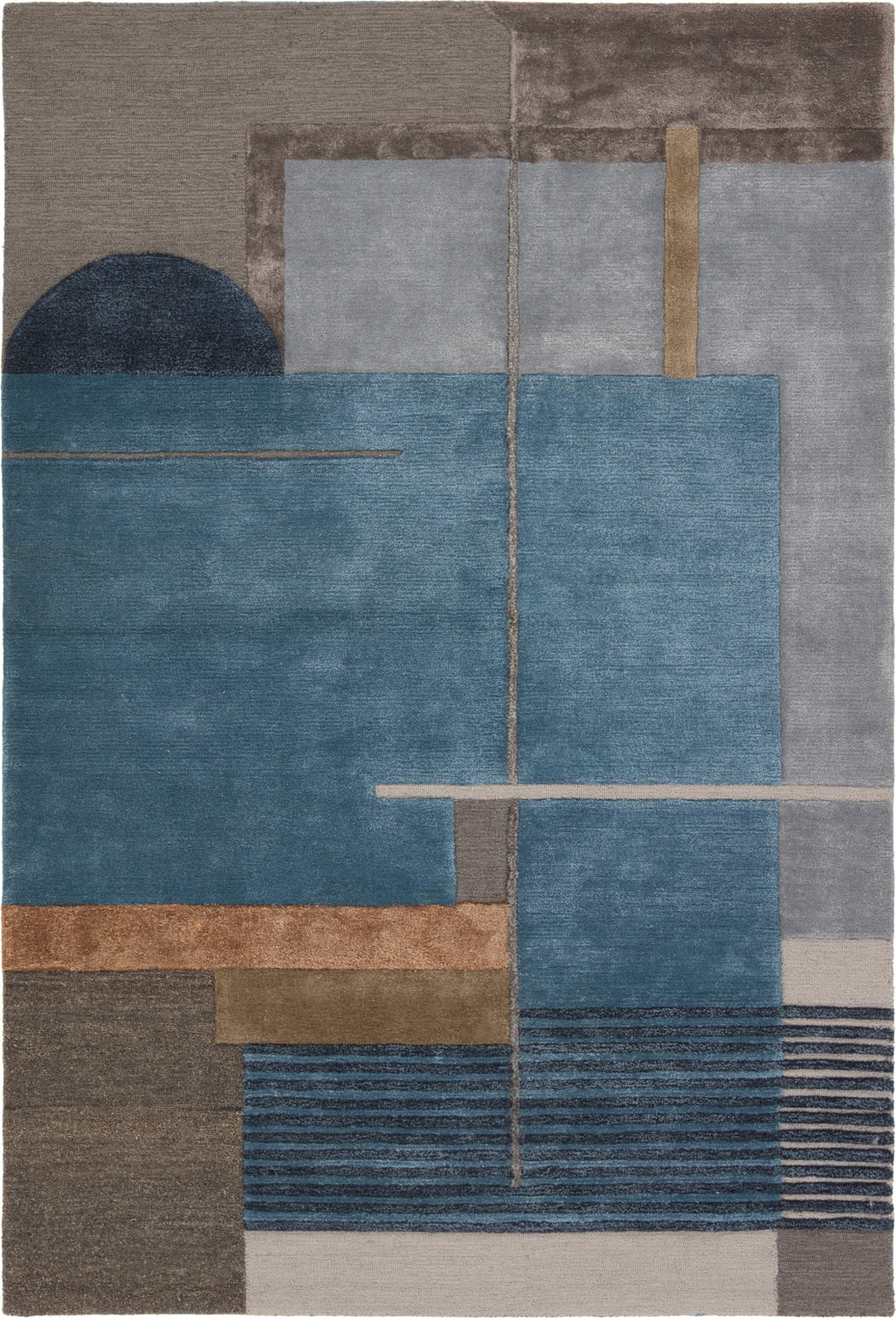 Jaipur Living Iconic Perpetual ICO15 Blue/Gray Area Rug – Incredible ...