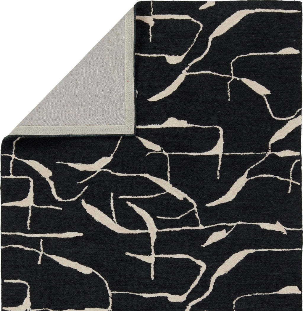 Jaipur Living Mallino by Noir MNK01 Black/White Area Rug Nikki Chu ...