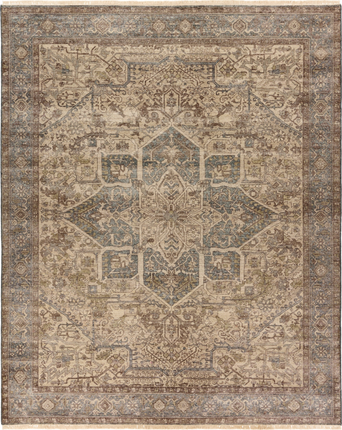 Jaipur Living Someplace In Time Anzad SPT23 Brown/Beige Area Rug ...