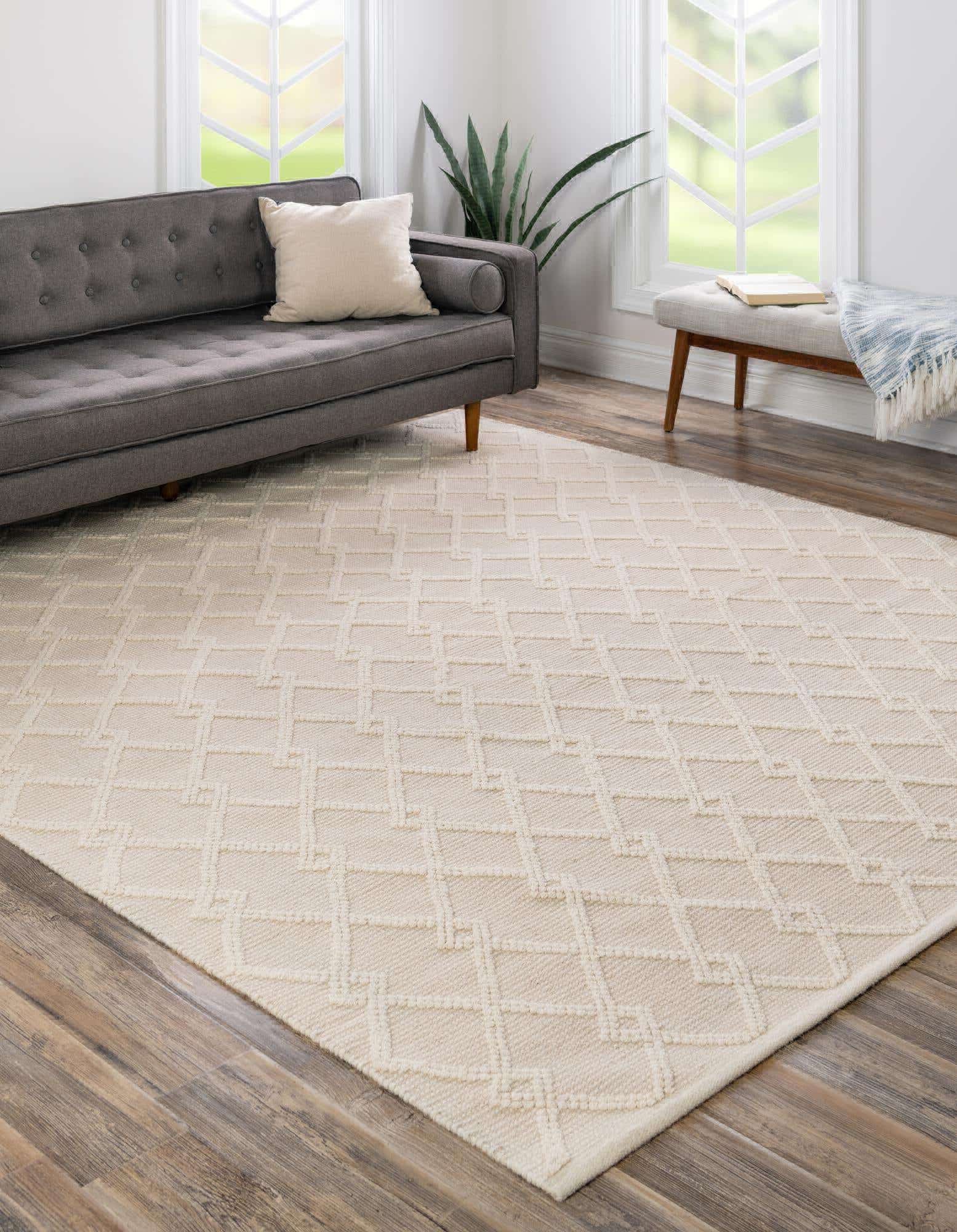Unique Loom Dorset RET-JZM2 Vanilla Bean Area Rug by Jill Zarin ...