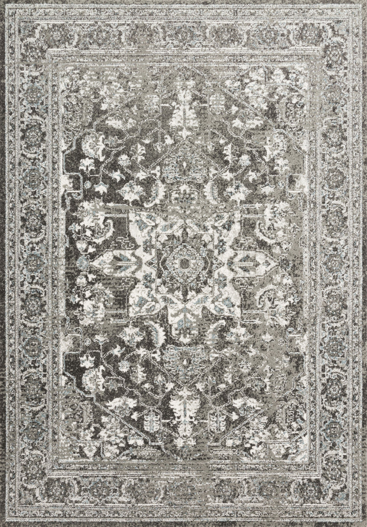 Loloi Joaquin JOA-01 Charcoal/Ivory Area Rug – Incredible Rugs and Decor