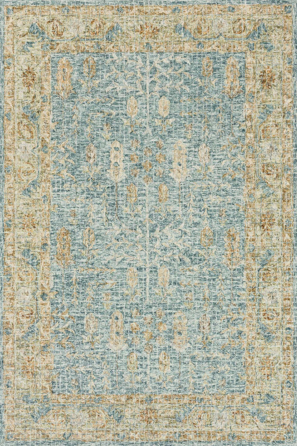 Loloi Julian JI-05 Blue/Gold Area Rug – Incredible Rugs and Decor
