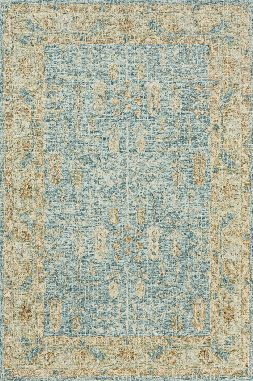 Loloi Julian JI-05 Blue/Gold Area Rug – Incredible Rugs and Decor