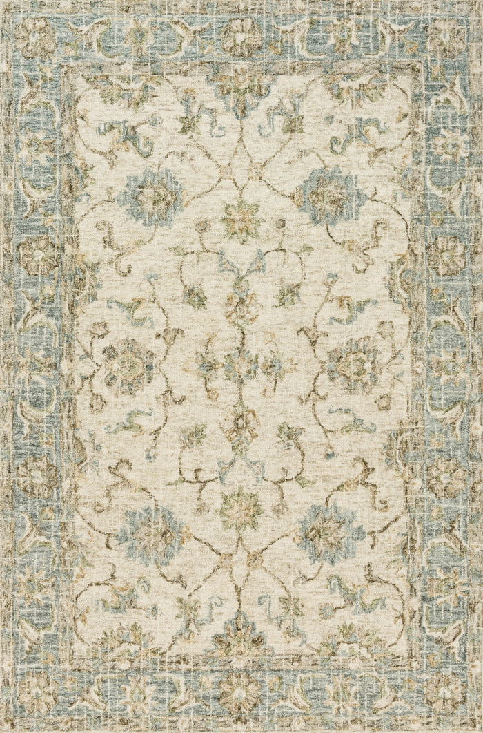 Loloi Julian JI-06 Ivory/Spa Area Rug – Incredible Rugs and Decor