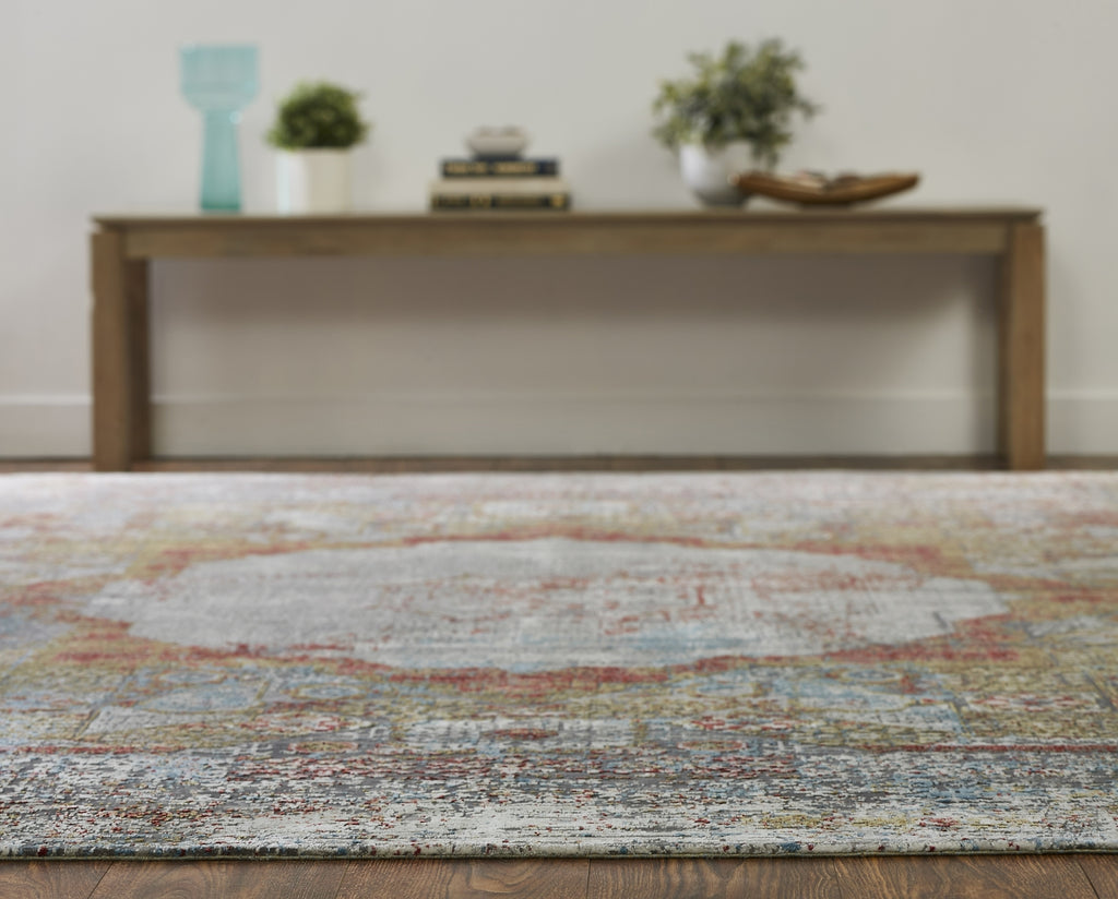 Ancient Boundaries Kerri KER-02 Grey Mist/Pastels Area Rug – Incredible ...