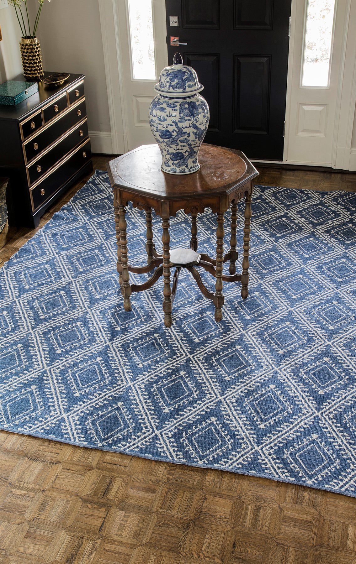 Momeni Langdon LGD-4 Blue Area Rug by Erin Gates – Incredible Rugs and ...