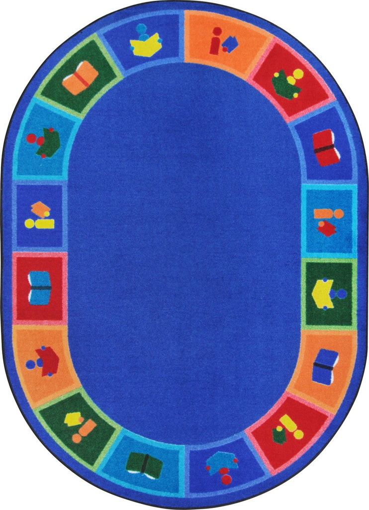 Joy Carpets Kid Essentials Library Blocks Multi Area Rug – Incredible ...