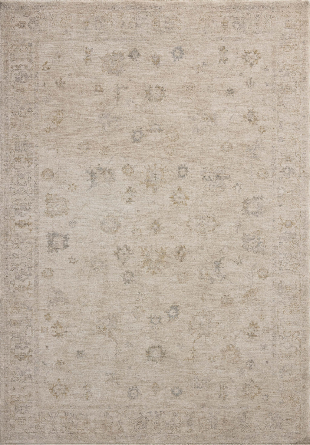 Chris Loves Julia X Loloi Louisa LOI-01 Oatmeal/Stone Area Rug ...