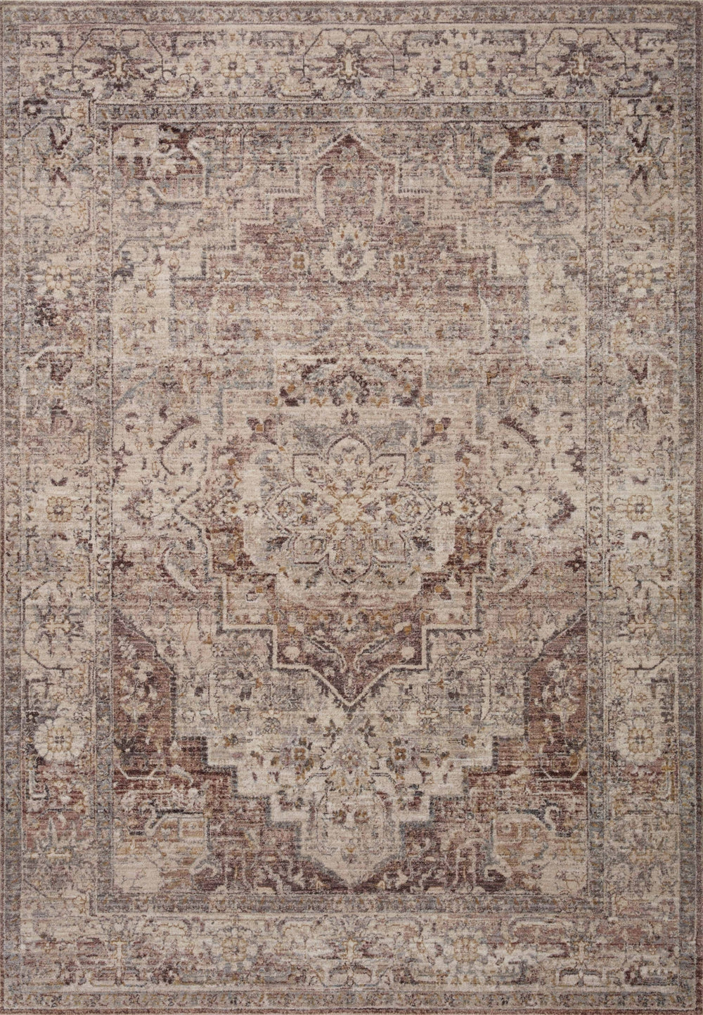 Loloi Lyra LYR-06 Berry/Stone Area Rug – Incredible Rugs and Decor