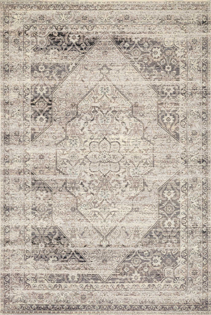Loloi Mika MIK-12 Stone/Ivory Area Rug – Incredible Rugs and Decor