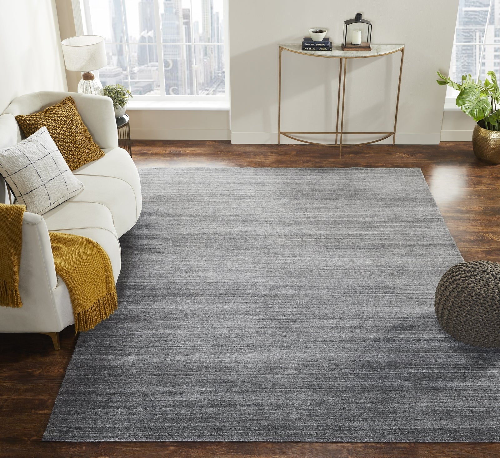 K2 Meridian MN-540 Grey/Fog Area Rug – Incredible Rugs and Decor
