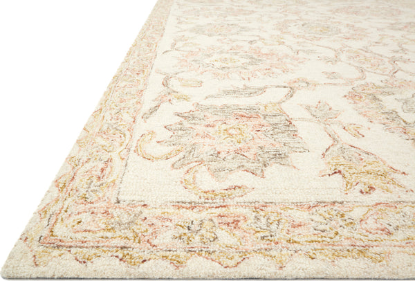 Loloi Norabel NOR-04 Ivory/Blush Area Rug – Incredible Rugs and Decor