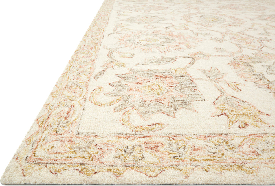 Loloi Norabel NOR-04 Ivory/Blush Area Rug – Incredible Rugs and Decor