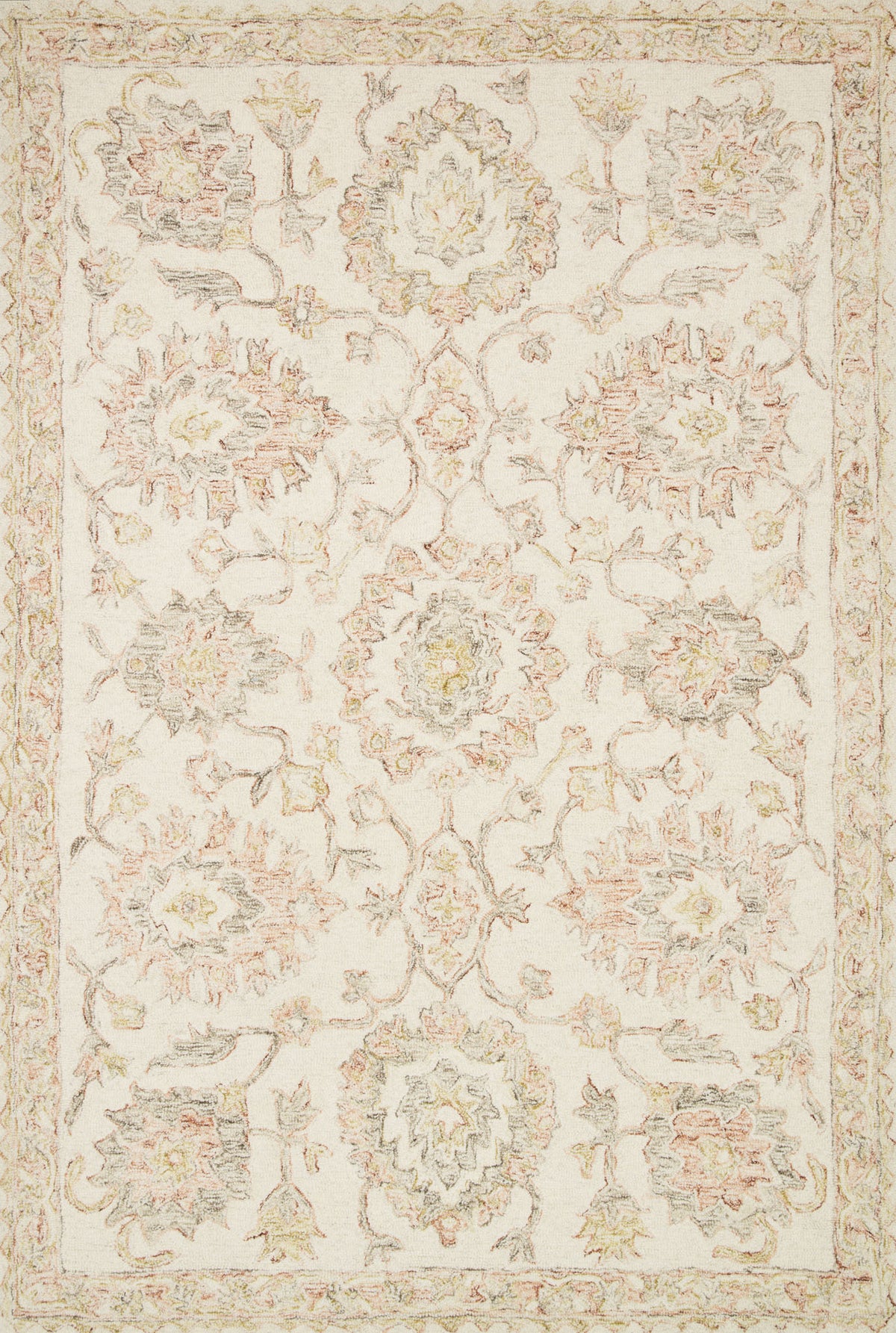 Loloi Norabel NOR-04 Ivory/Blush Area Rug – Incredible Rugs and Decor
