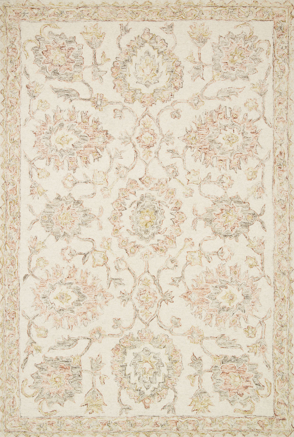 Loloi Norabel NOR-04 Ivory/Blush Area Rug – Incredible Rugs and Decor