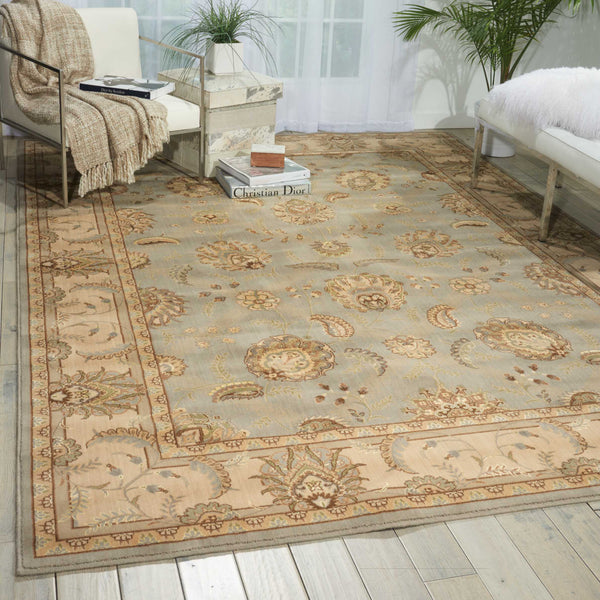 Nourison Persian Empire PE22 Aqua Area Rug – Incredible Rugs and Decor