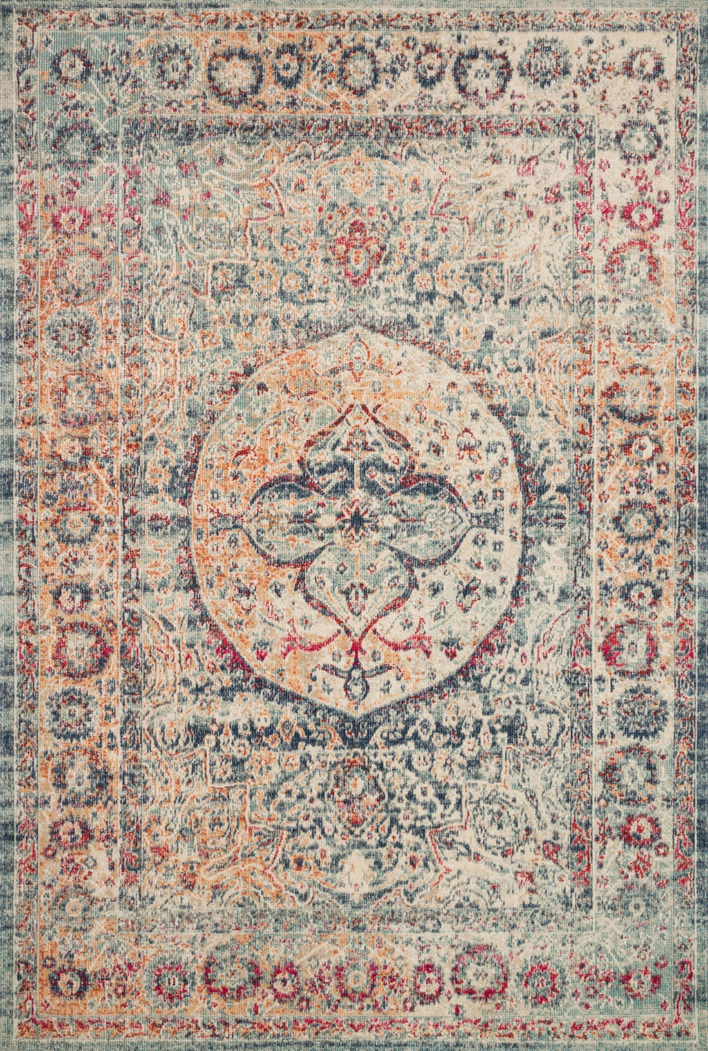 Loloi II Nour NU-02 Blue/Multi Area Rug – Incredible Rugs and Decor
