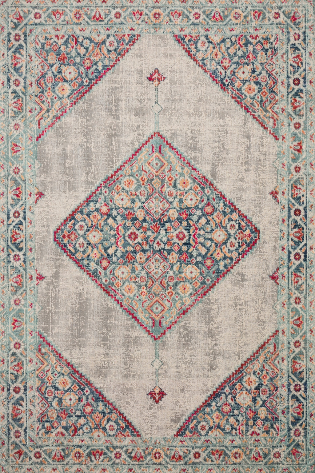 Loloi II Nour NU-04 Stone/Multi Area Rug – Incredible Rugs and Decor