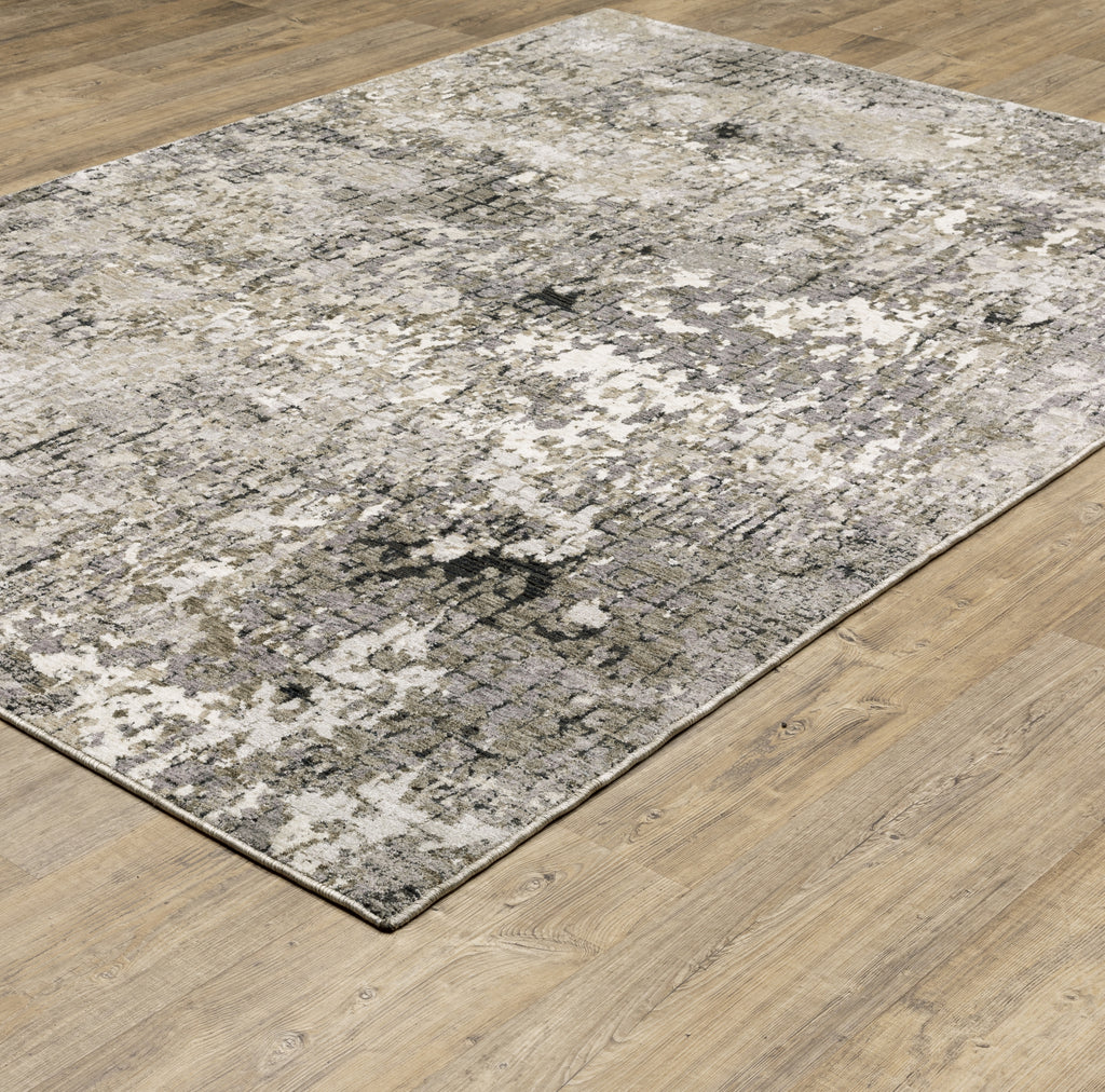 Oriental Weavers Nebulous 091D9 Grey/Beige Area Rug – Incredible Rugs ...