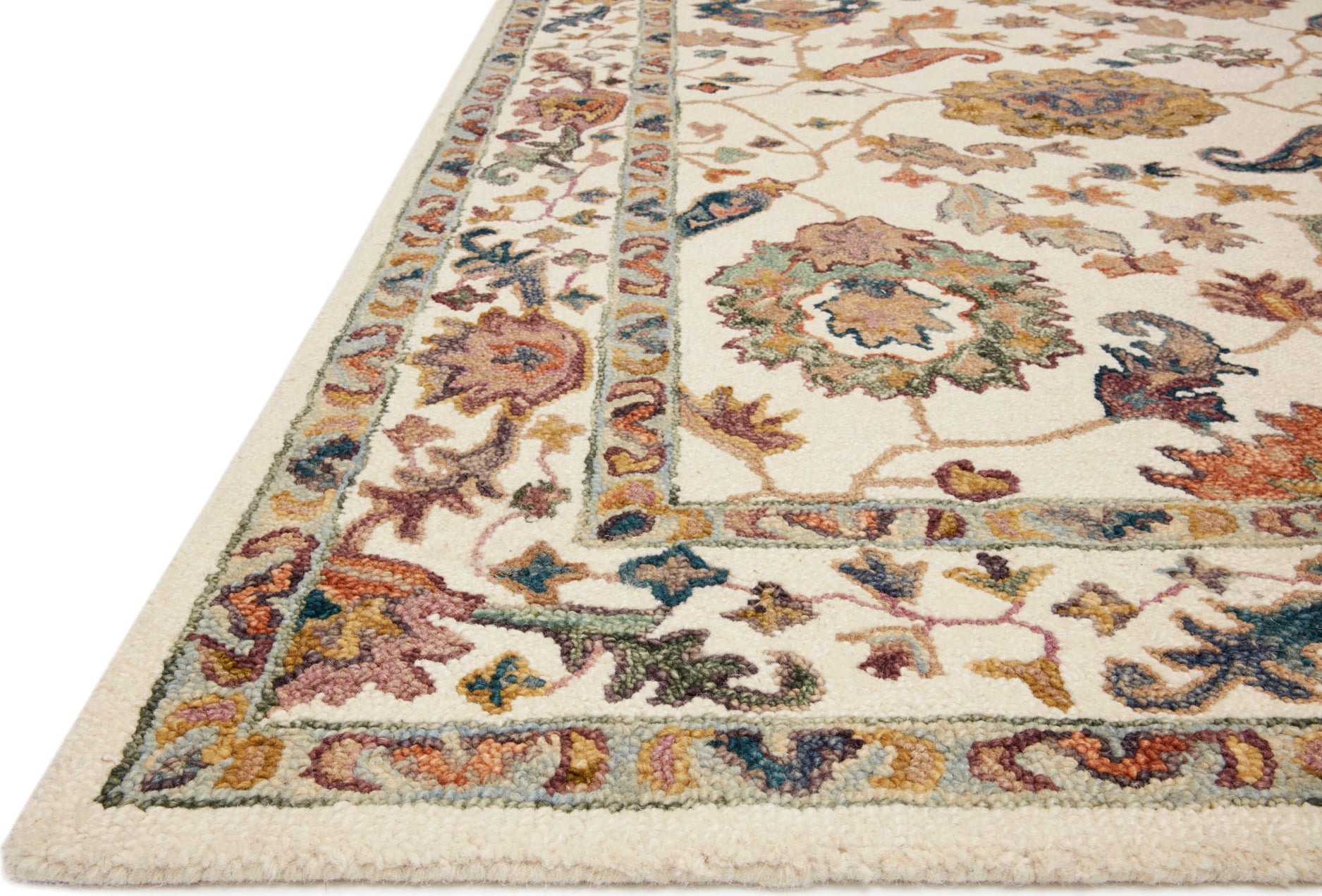 Loloi Padma PMA-01 White / Multi Area Rug – Incredible Rugs and Decor
