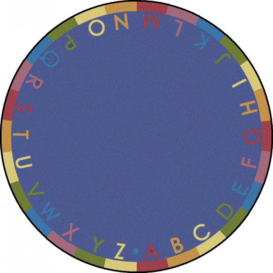 Joy Carpets Kid Essentials Rainbow Alphabet Pastel Area Rug ...