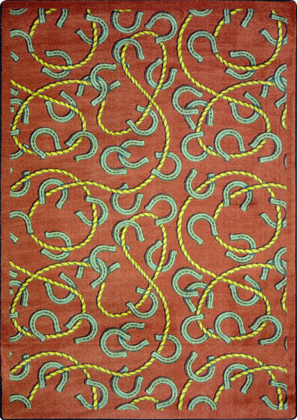 Joy Carpets Kaleidoscope Rodeo Burgundy Area Rug – Incredible Rugs and ...