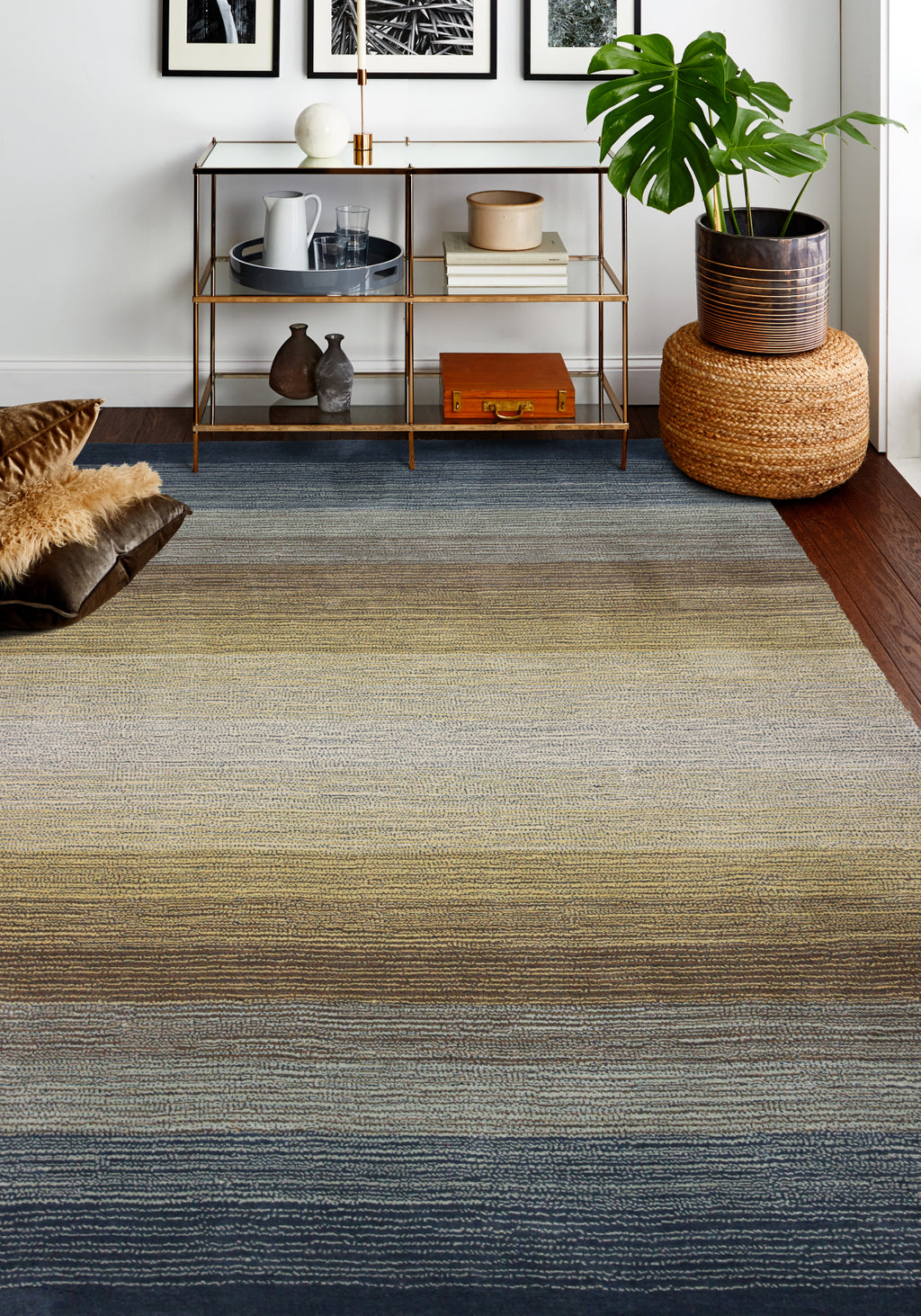 Bashian Contempo S176-ALM195 Light Blue Area Rug – Incredible Rugs and ...