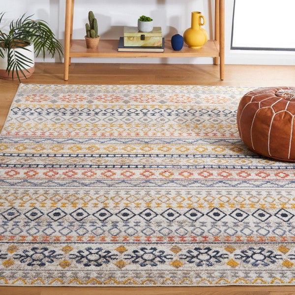 Safavieh Astoria ASA414 Ivory / Blue Rust Area Rug – Incredible Rugs ...