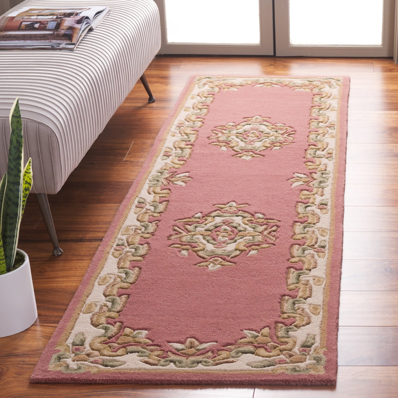 Safavieh Aubusson AUB301U Pink / Ivory Area Rug – Incredible Rugs and Decor