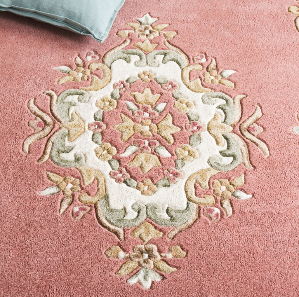 Safavieh Aubusson AUB301U Pink / Ivory Area Rug – Incredible Rugs and Decor