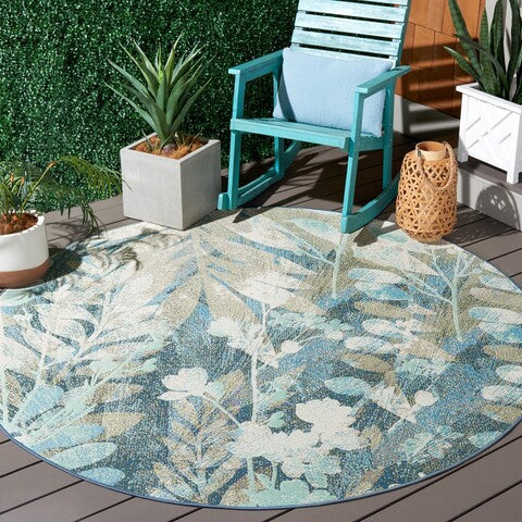 Safavieh Barbados BAR541 Blue Green / Ivory Area Rug – Incredible Rugs ...