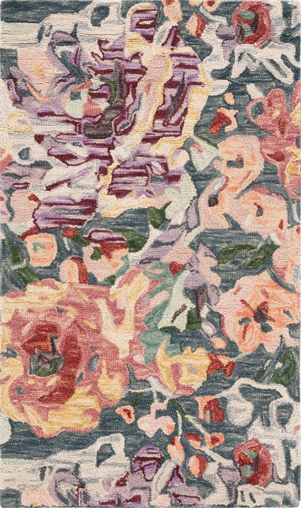 Safavieh Blossom BLM463M Blue / Purple Area Rug – Incredible Rugs and Decor