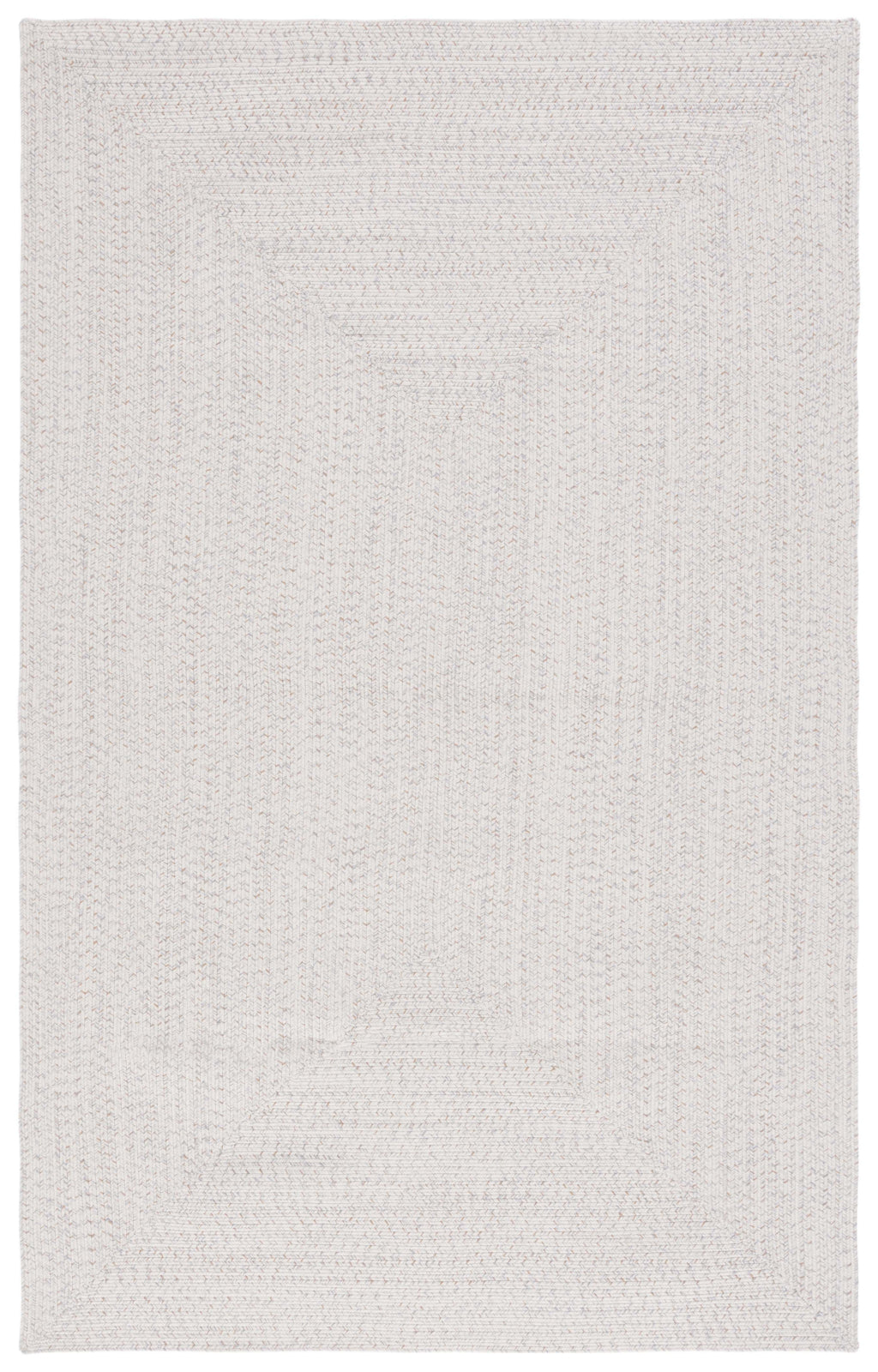 Safavieh Braided BRA201A Ivory / Light Grey Machine Washable Area Rug ...