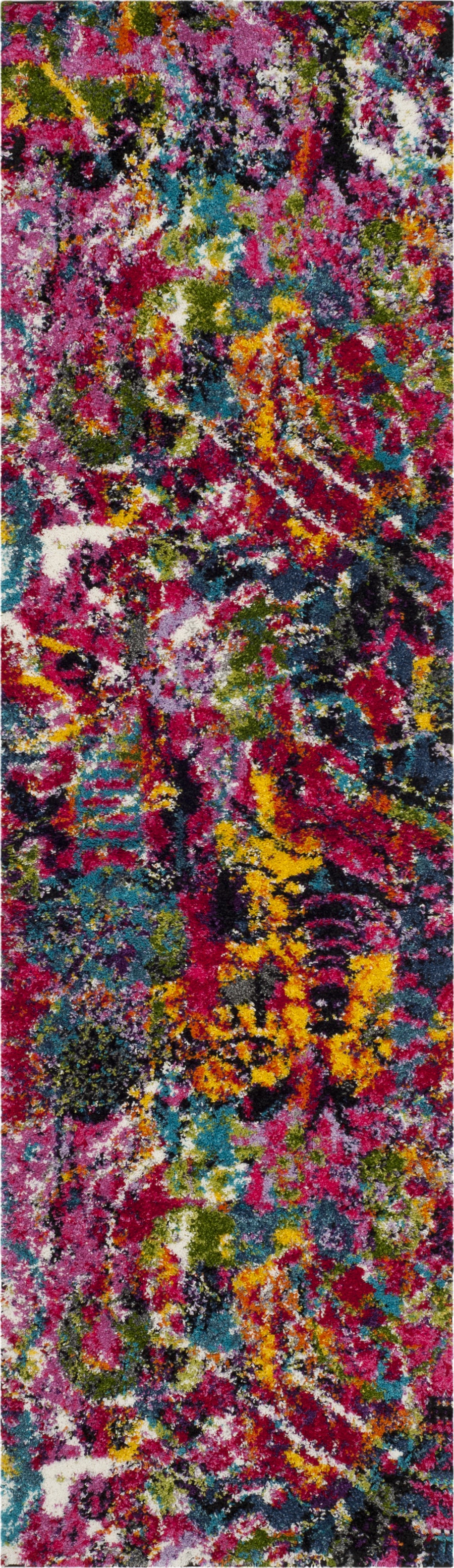 Safavieh Fiesta Shag FSG364B Fuchsia/Multi Area Rug – Incredible Rugs ...