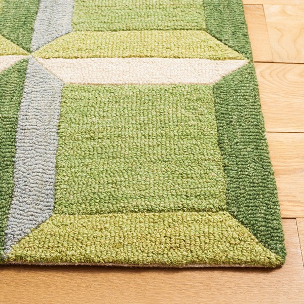 Safavieh Genre GRE101 Green / Beige Area Rug – Incredible Rugs and Decor
