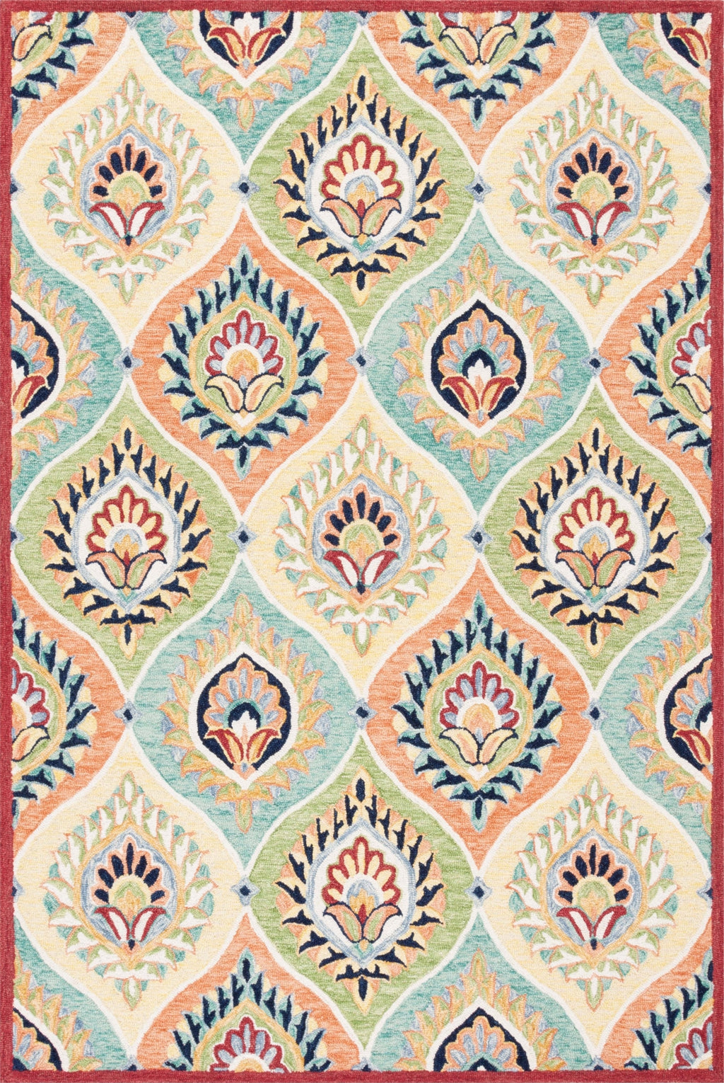 Safavieh Heritage HG358Y Green / Rust Area Rug – Incredible Rugs and Decor