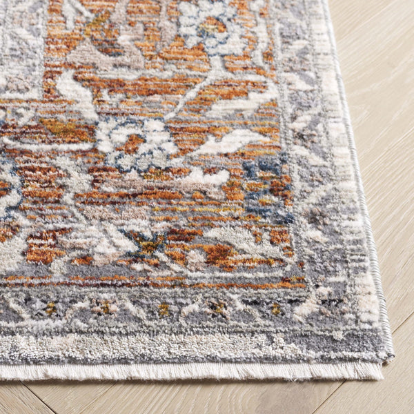 Safavieh Heirloom HRL724A Ivory Grey / Rust Area Rug – Incredible Rugs ...