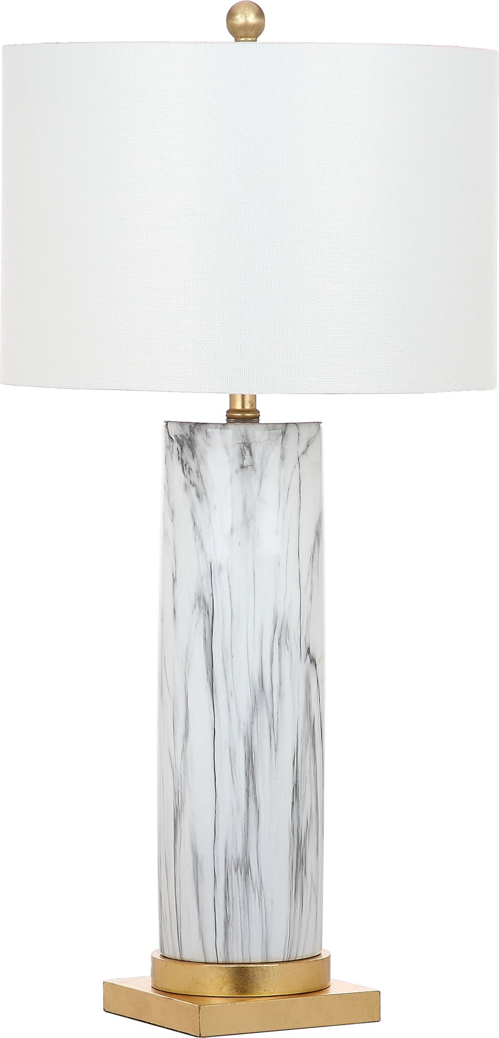 Safavieh Abner LIT4522B Black / White Lamp – Incredible Rugs and Decor