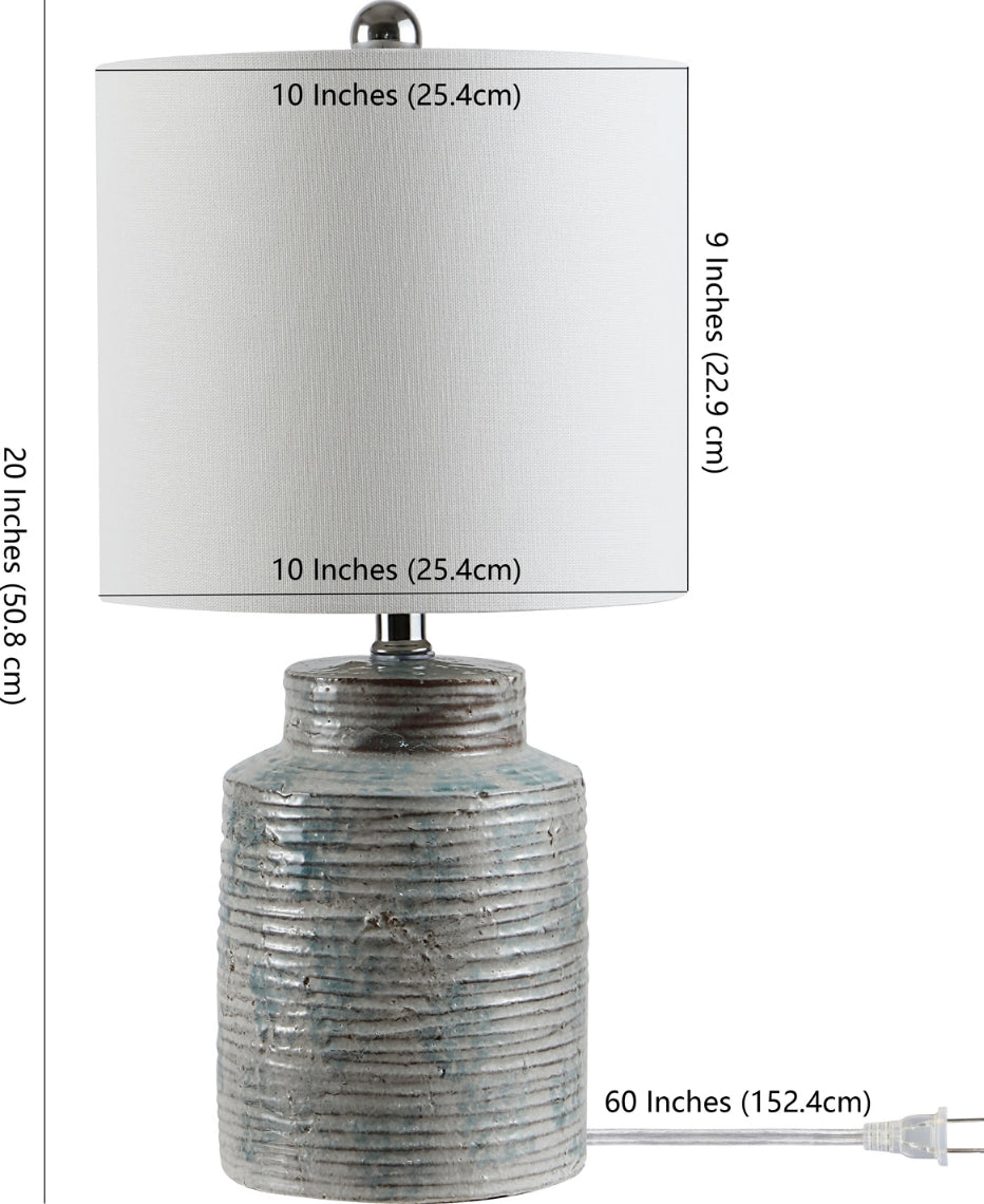 Safavieh Boris TBL4268A Blue Green Lamp – Incredible Rugs and Decor