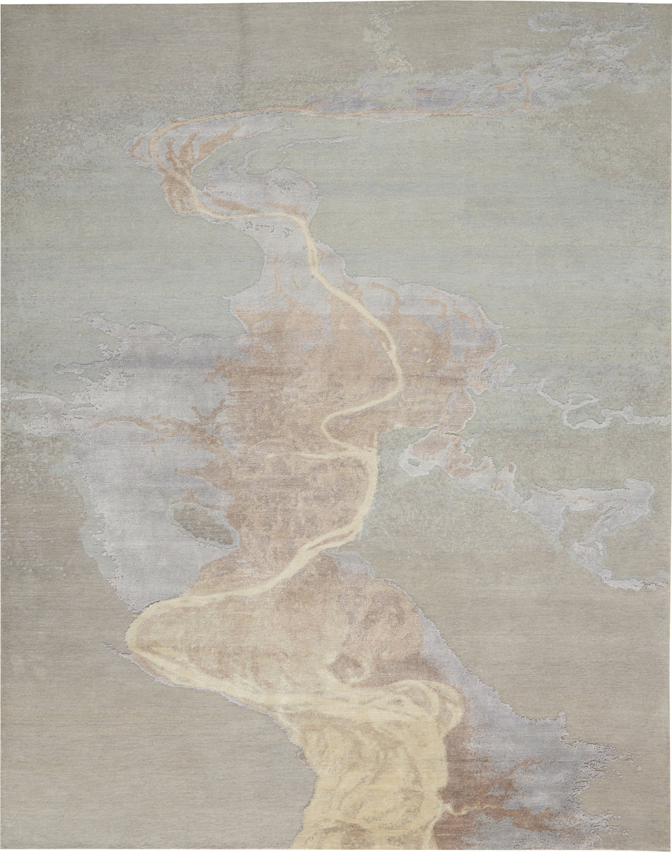 Christopher Guy Wool and Silk CGS29 Ash Area Rug – Incredible Rugs and ...