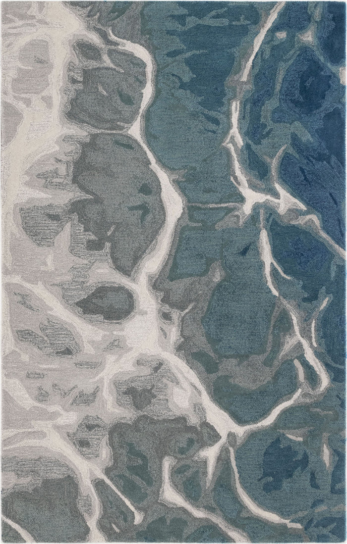 Trans Ocean Corsica 9146/03 Water Blue Area Rug – Incredible Rugs and Decor