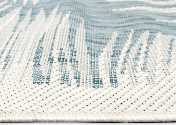 Trans Ocean Carmel 8474/04 Fronds Aqua Area Rug – Incredible Rugs and Decor