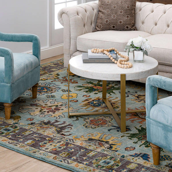 Karastan Pandora Obsession Blue Area Rug – Incredible Rugs and Decor