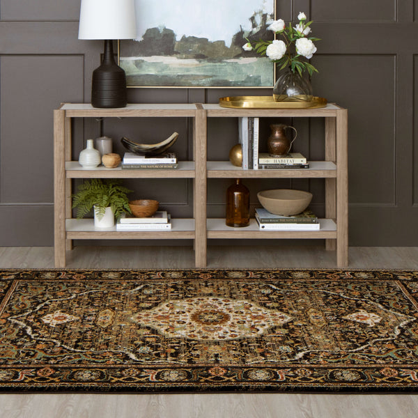 Karastan Spice Market Petra Charcoal Area Rug – Incredible Rugs and Decor