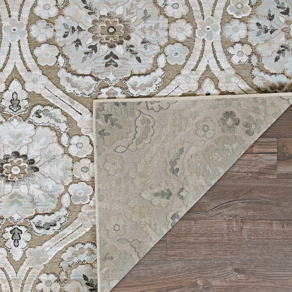 Couristan Cire` Cherrington Greige/Antique Cream Area Rug – Incredible ...