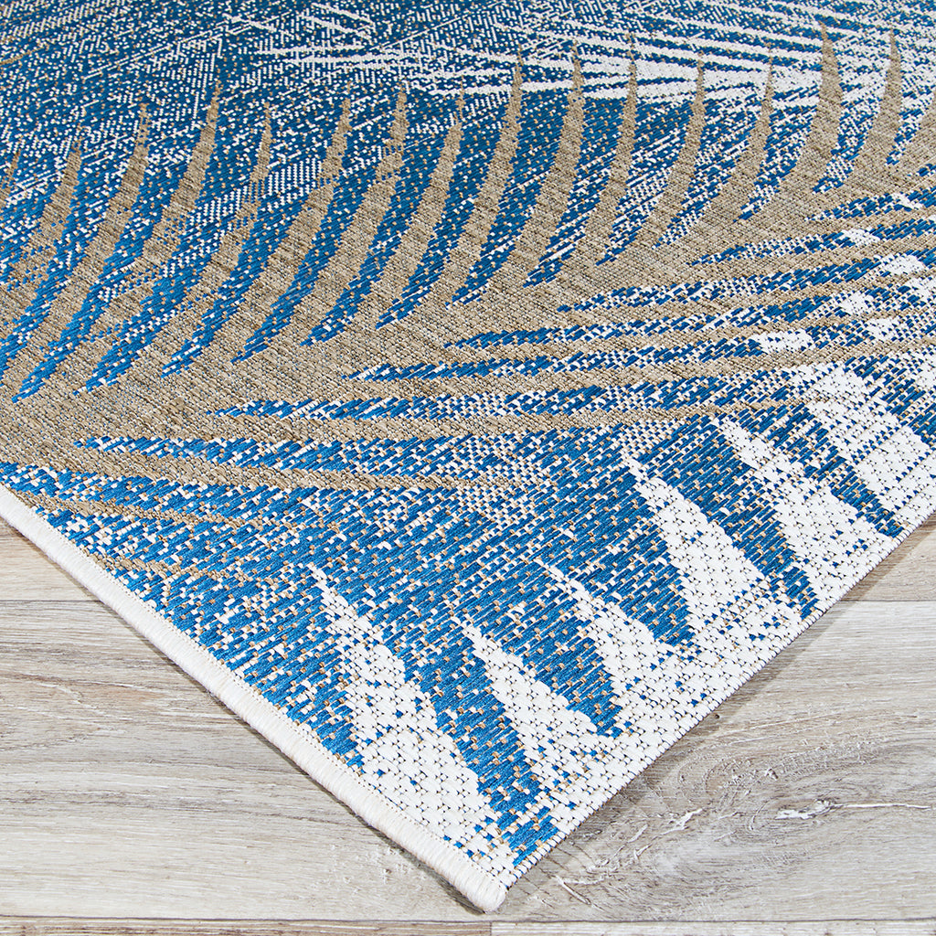 Couristan Monaco Tropical Palms Ocean Area Rug – Incredible Rugs and Decor