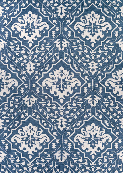 Couristan Crawford Contempogarden Herring Blue Area Rug – Incredible ...