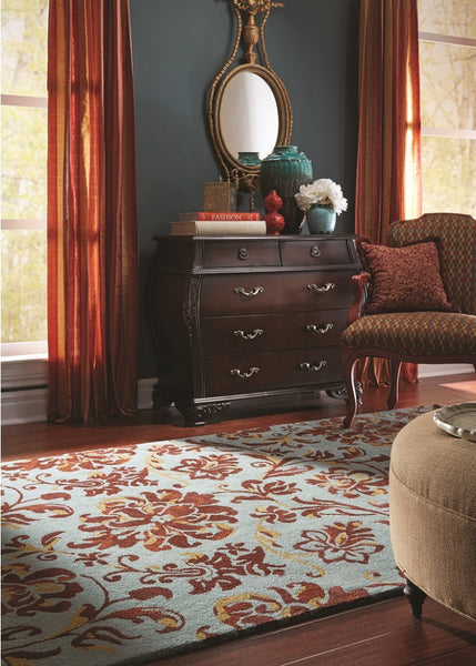 Capel Monaco 3877 Seafoam Umber 280 Area Rug – Incredible Rugs and Decor